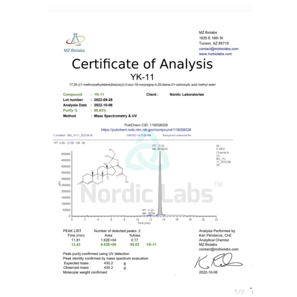 Nordic Labs NAC N-Acetyl-Cysteine - Just SARMS