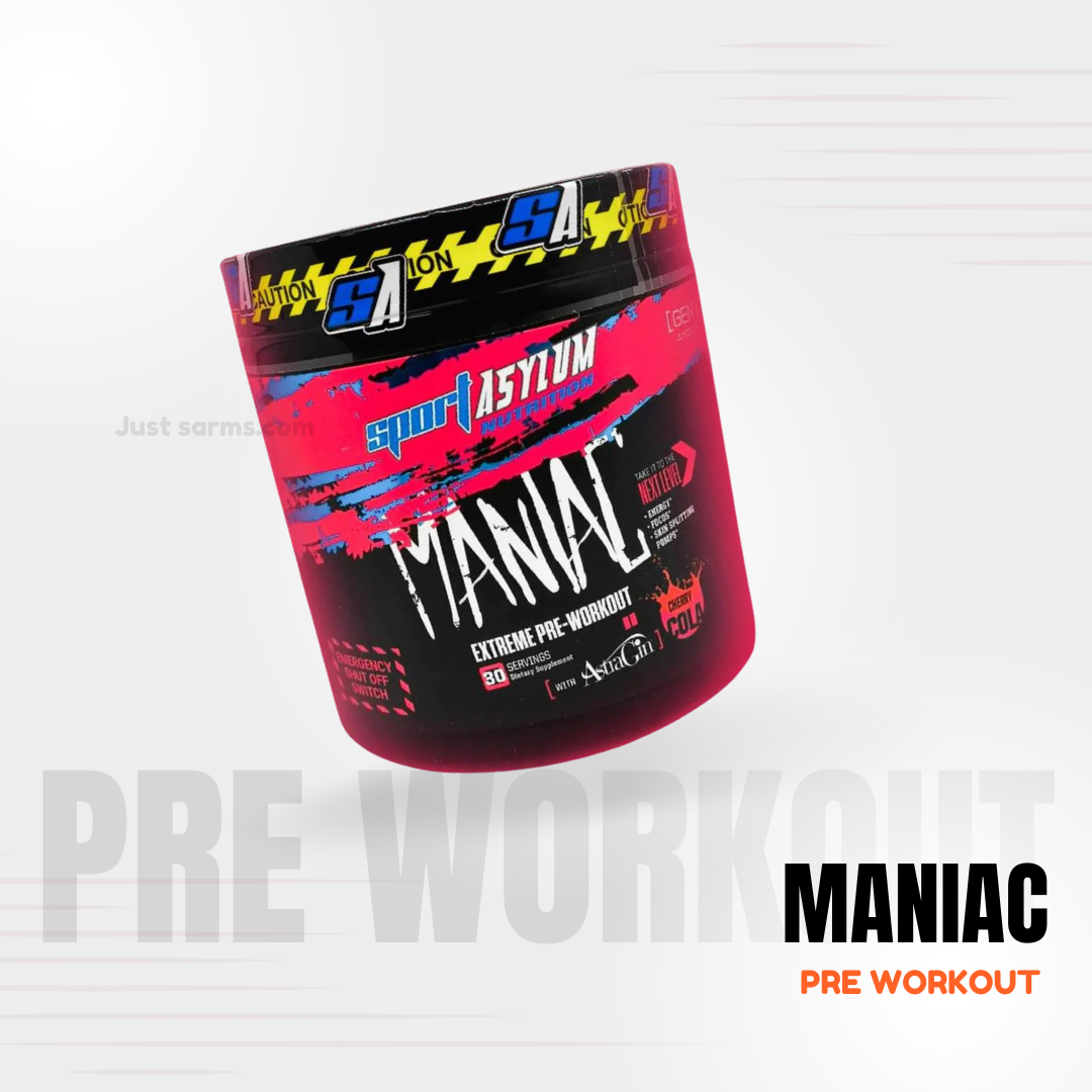Sport Asylum - Maniac Extreme Pre Workout - Just SARMS